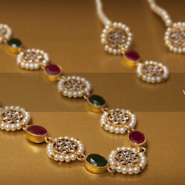Pearl Flower Mala Set – Ayati